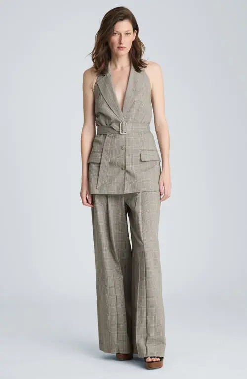 KENNETH COLE Belted Halter Vest