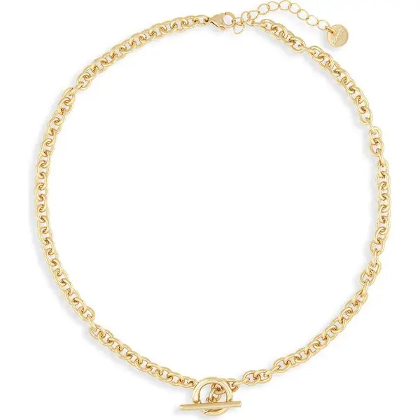 THE SIS KISS Gallery Charm Chain Necklace - Gold