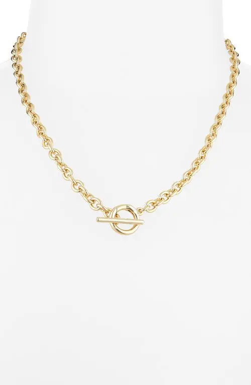 THE SIS KISS Gallery Charm Chain Necklace - Gold
