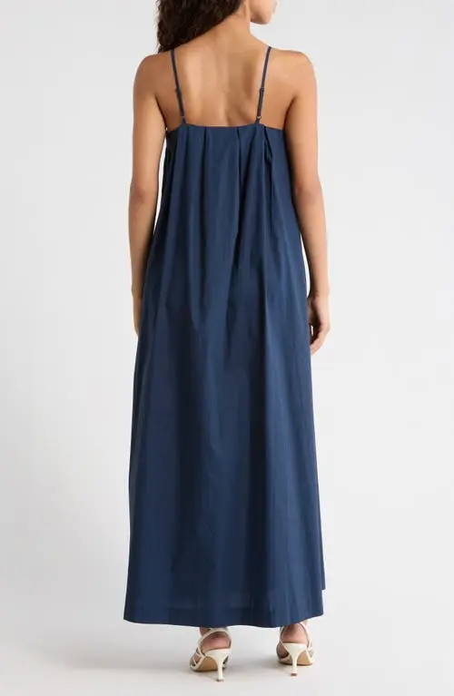 SUGARLIPS Melly Pleated Bow Maxi Dress