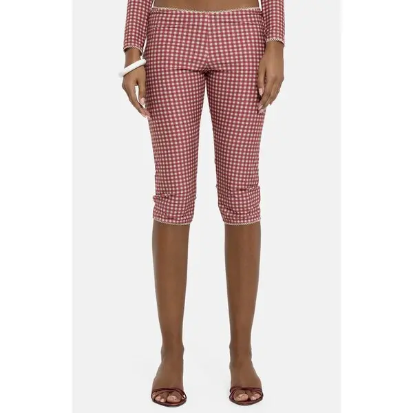 JADED LONDON Gingham Capri Pants