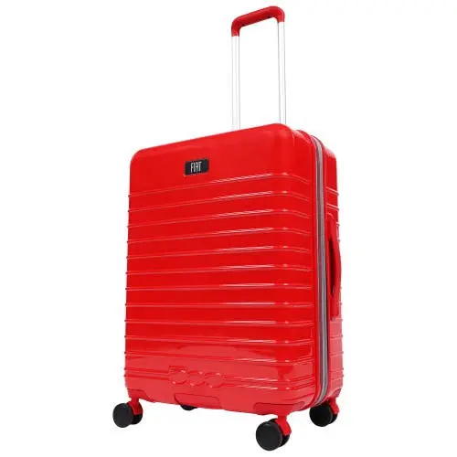 FUL / FIAT 26.5" Expandable Hardside Spinner Luggage - Red