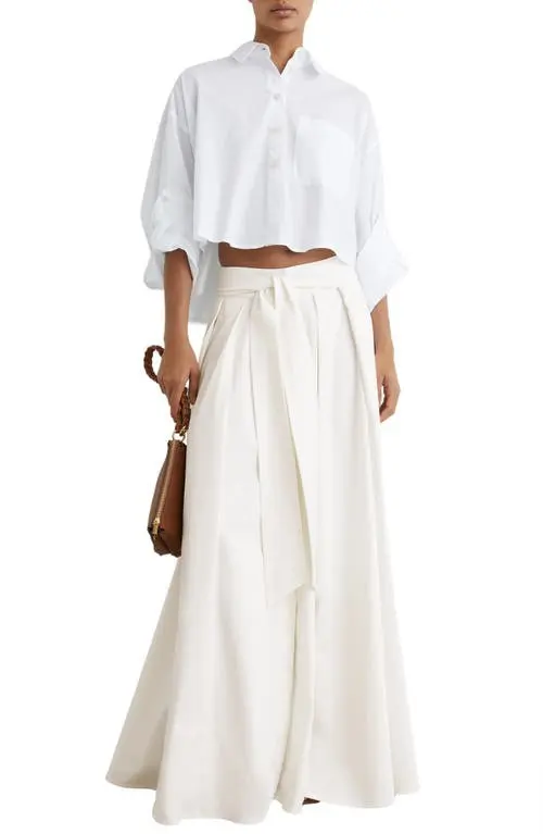 REISS Simone Pleated Maxi Skirt