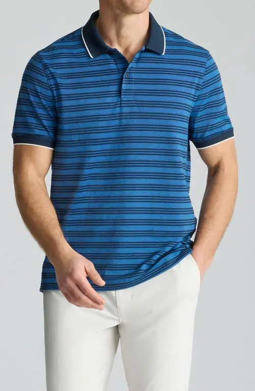 UNTUCKIT Fontaine Tipped Performance Hybrid Polo