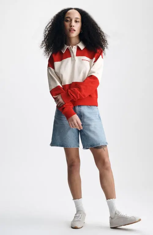 Brooklyn Industries Colorblock Polo Sweatshirt