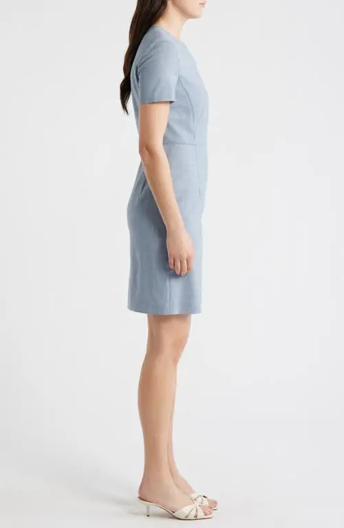 BOSS Dunera Virgin Wool Sheath Dress