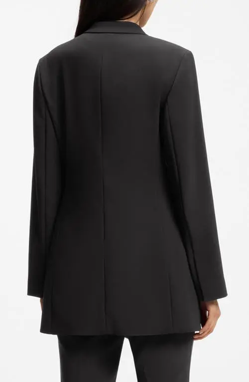 BOSS Jegania Longline Slim-fit Crepe Blazer