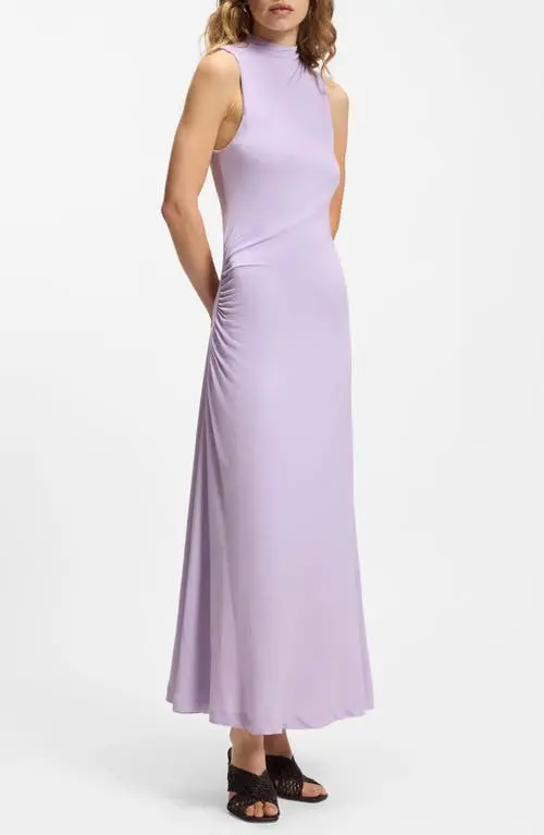 BOSS Eylai Draped A-line Midi Dress