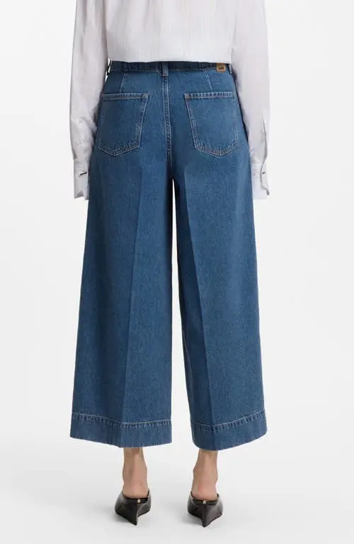 BOSS Ferange Culotte Denim Pants