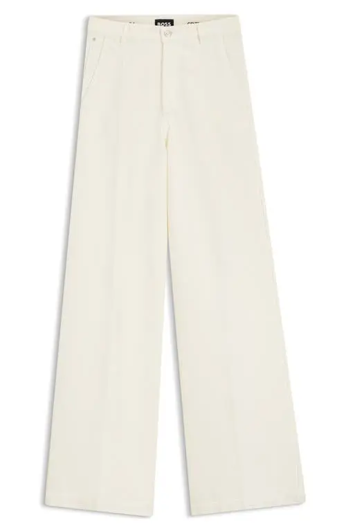 BOSS High Waist Wide Leg Jeans