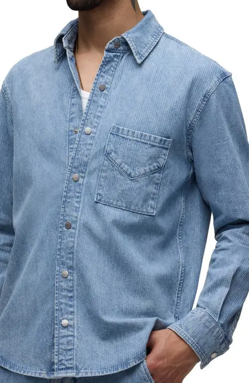 Hudson Jeans Denim Snap-up Shirt