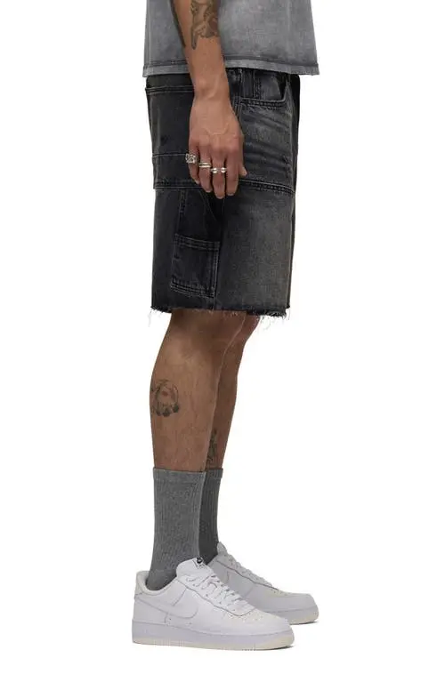 Hudson Jeans Cutoff Denim Carpenter Shorts - Glendale