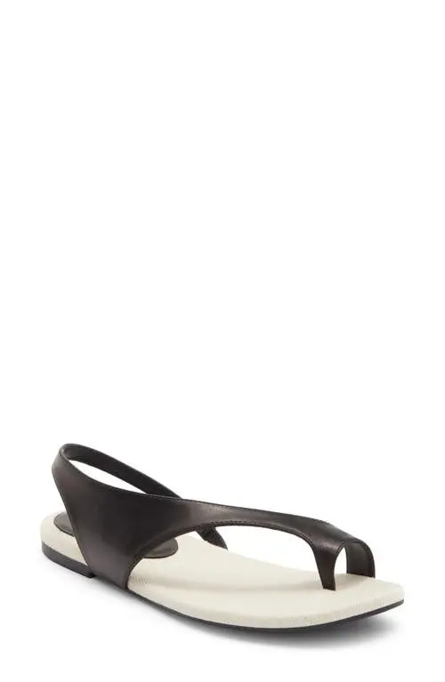 Jeffrey Campbell Sweetwater Slingback Sandal - Black Cream Combo