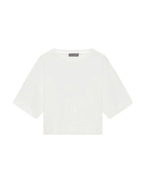 Mint Velvet Linen Blend Boxy T-shirt