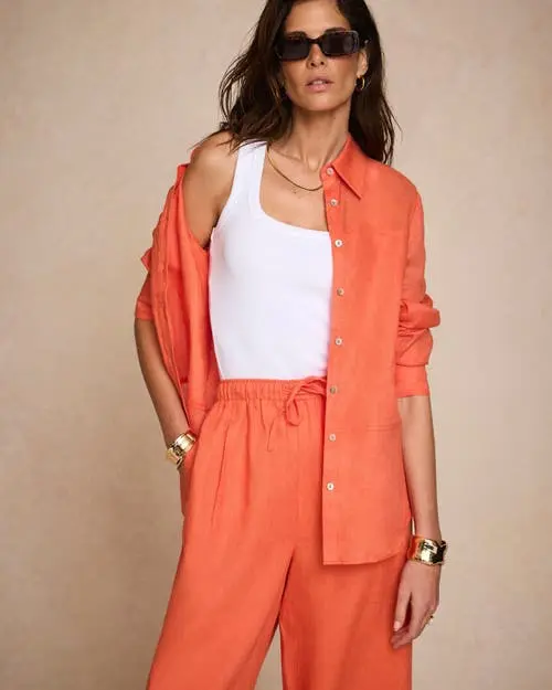 Mint Velvet Linen Blend Shirt