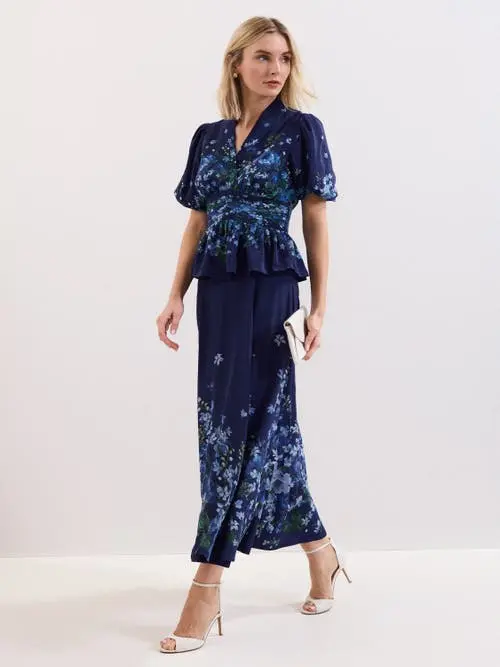 PHASE EIGHT Floral Bias-cut Skirt