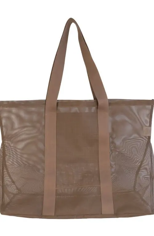 SANDE Beach Hauler Mesh Beach Bag - Espresso