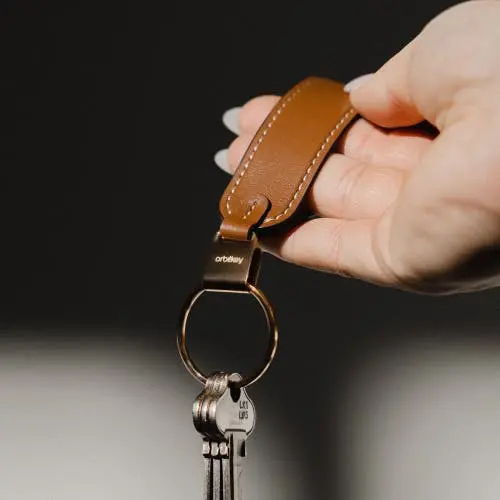 ORBITKEY Leather Loop Keychain
