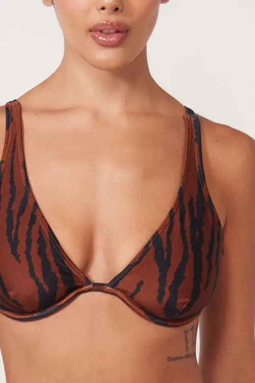 VILLA FRESCA Amelia Bikini Top - Sahara