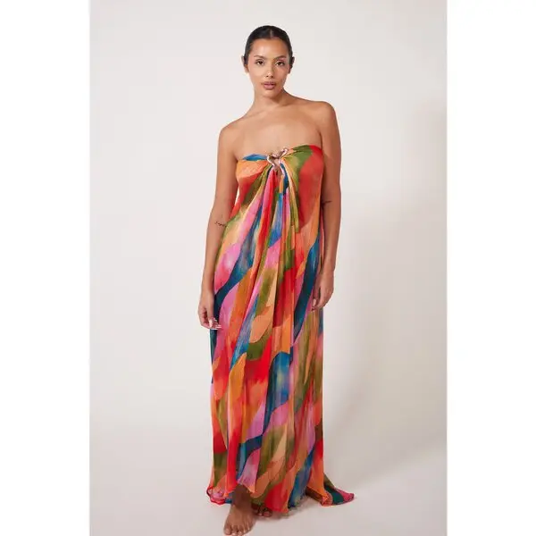 VILLA FRESCA Gaia Strapless Dress - Samba