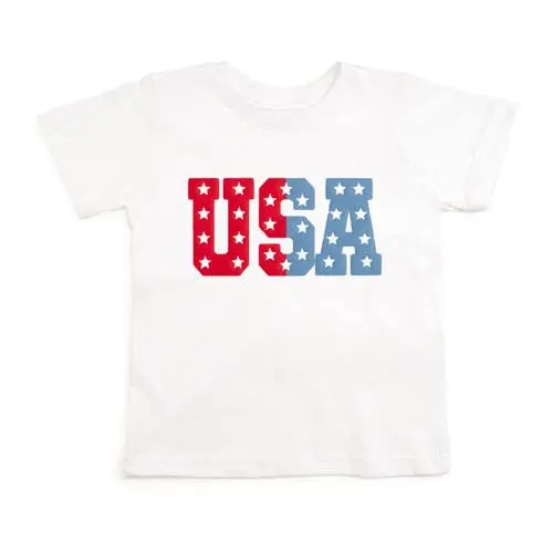 SWEET WINK Usa Puff Ink Short Sleeve T-shirt - White