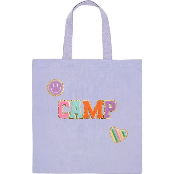 SWEET WINK Camp Patch Tote - Lavender