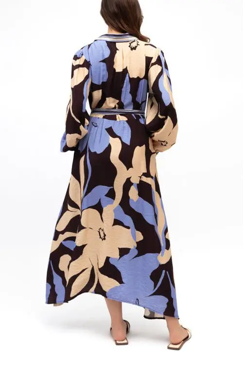 STUDIBAKER HAWK Flora Maxi Shirt Dress