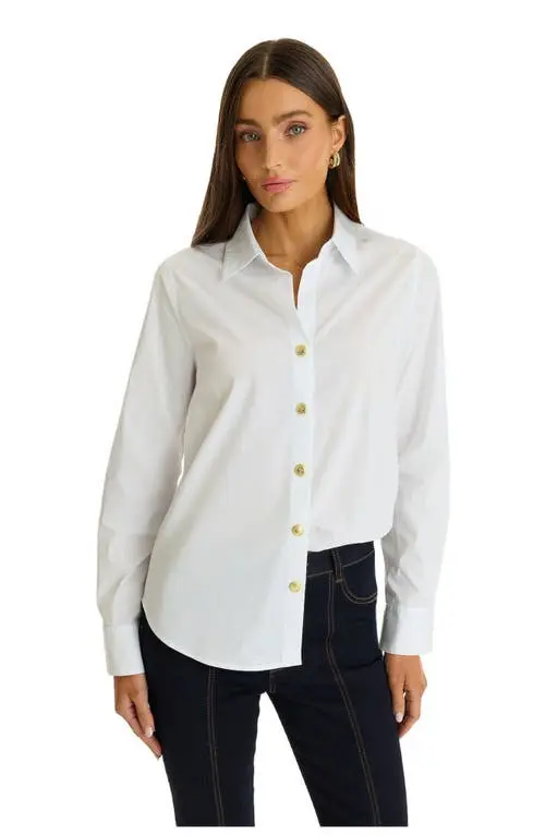 THE NOLI SHOP Joelle Jean Jacket - White