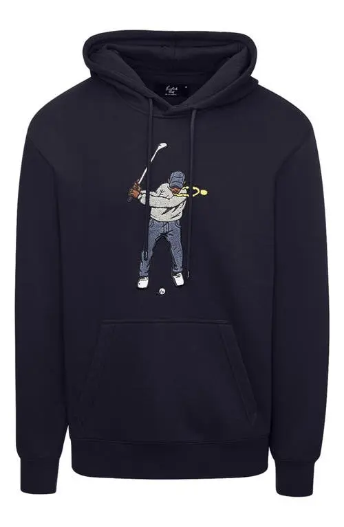 EASTSIDE GOLF Core Embroidered Swingman Hoodie - Black