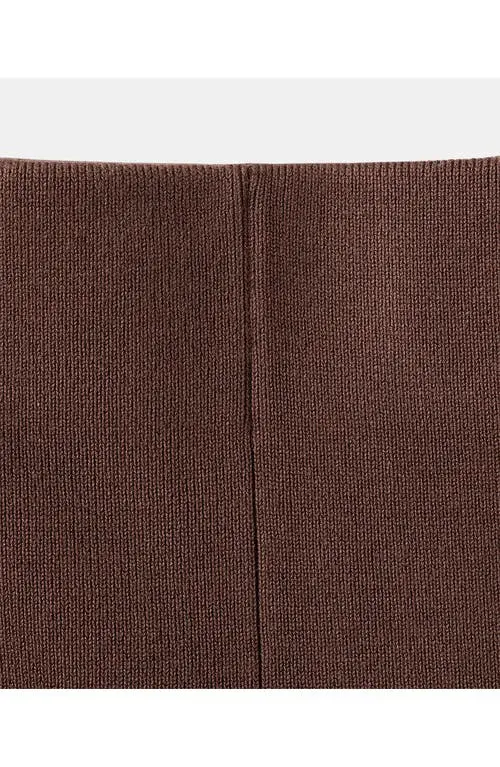 Mango Slit Hem Crop Leggings