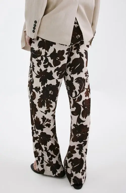 Mango Floral Print Pants