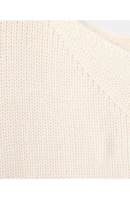Mango Boat Neck Long Sleeve Relaxed Sweater