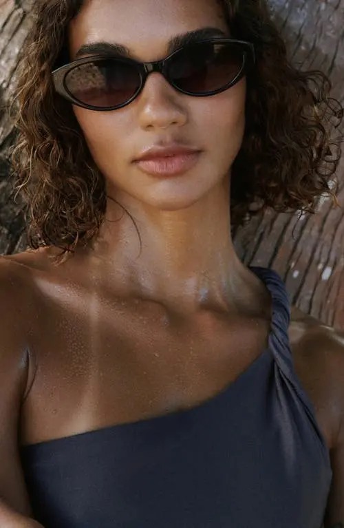 Mango Asymmetric One-shoulder One-piece Swimsuit