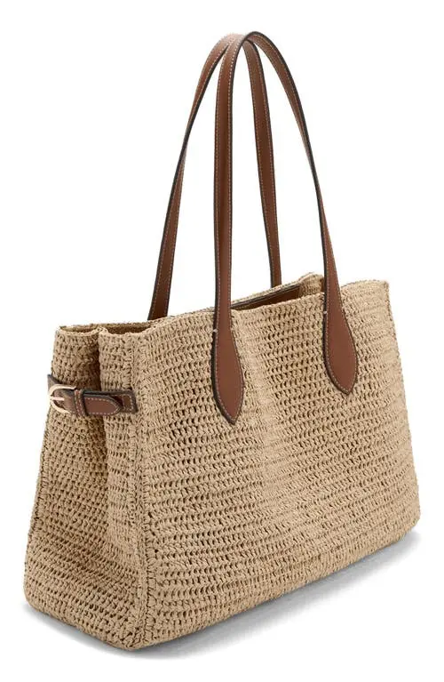 Mango Raffia Crochet Tote