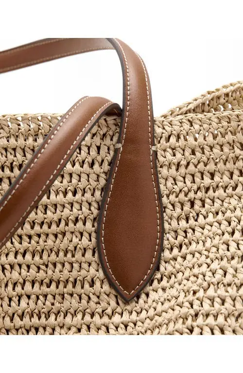 Mango Raffia Crochet Tote