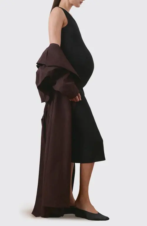 Mango V-neck Sleeveless Maternity Dress