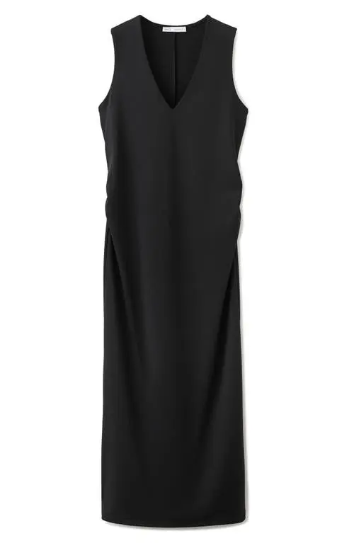 Mango V-neck Sleeveless Maternity Dress