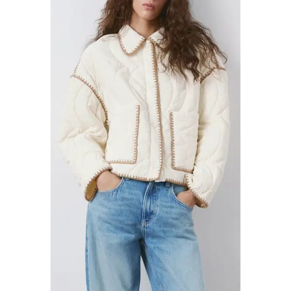 Mango Quilted Jacket