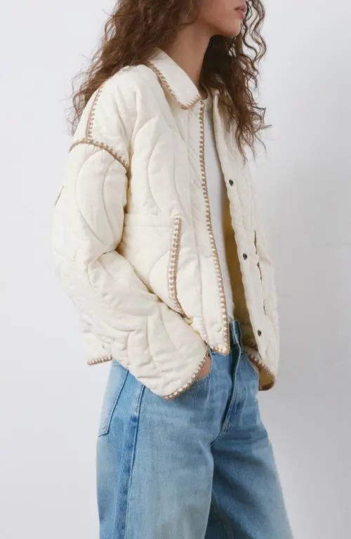 Mango Quilted Jacket