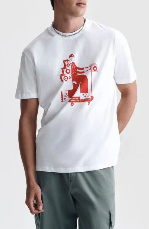 Brooklyn Industries Dj Graphic T-shirt - White