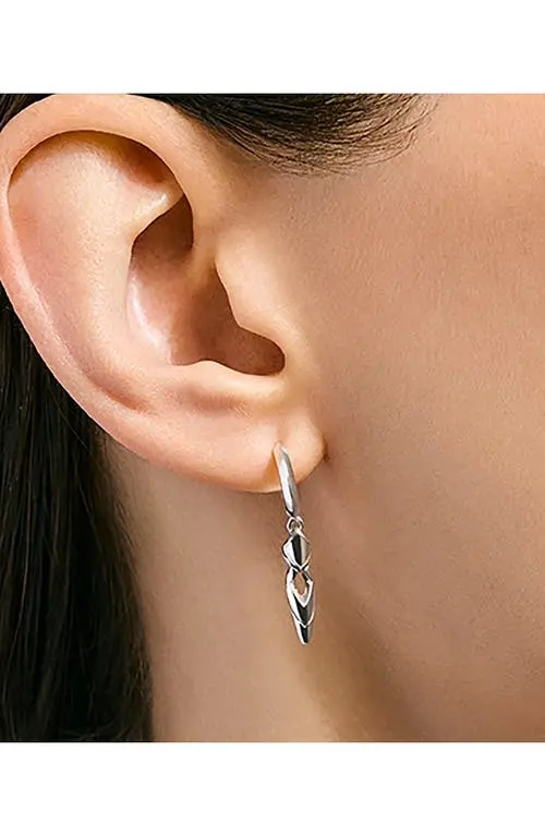 John Hardy Naga Drop Earrings - Silver