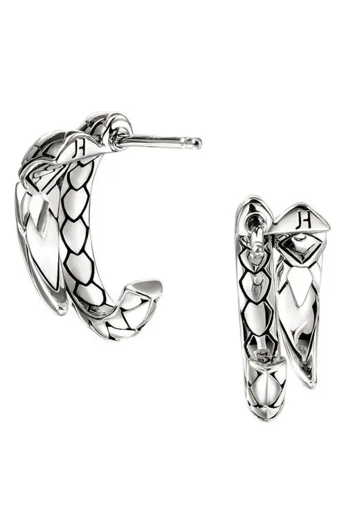 John Hardy Naga Hoop Earrings