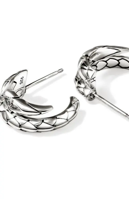 John Hardy Naga Hoop Earrings