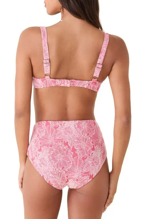ANDIE The High Waist Floral Jacquard Bikini Bottoms