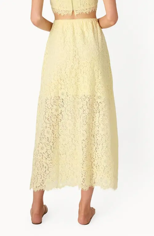 Cami Nyc Effie Lace Midi Skirt