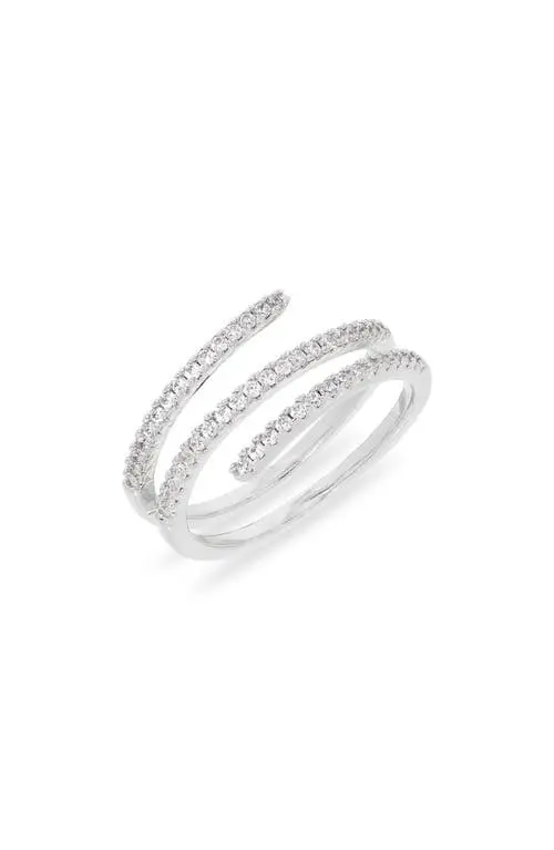 THE SIS KISS Wrap Ring - Silver