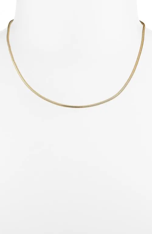 THE SIS KISS Sophia Snake Chain Choker Necklace