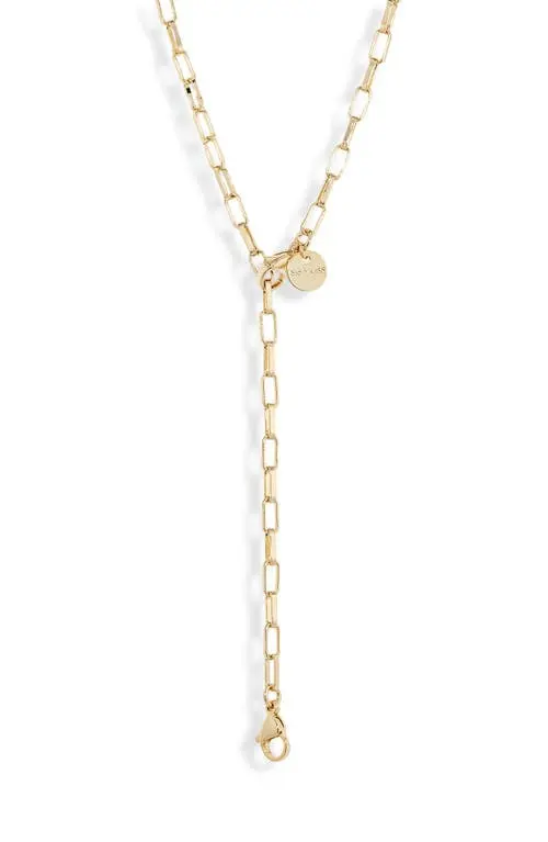 THE SIS KISS Chelsea Lariat Chain Necklace - Gold