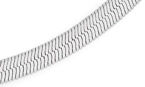 THE SIS KISS Skinny Herringbone Choker Necklace