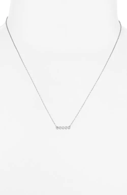 THE SIS KISS Loverly Crystal Bar Necklace
